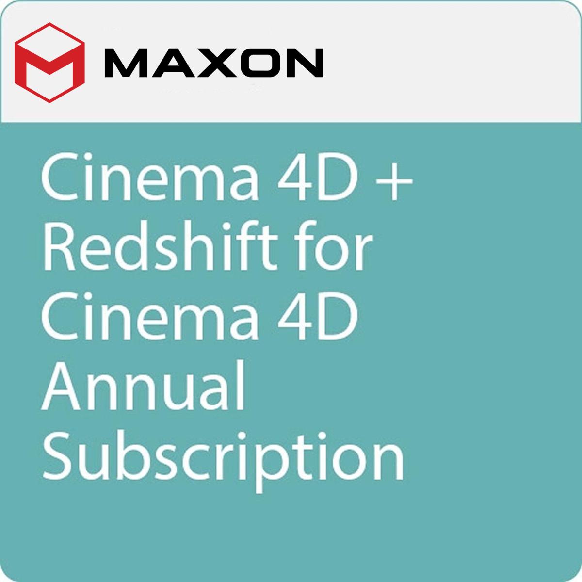 Maxon Cinema 4D + Redshift for Cinema 4D 1-Year Annual Subscription Re – Videocraft