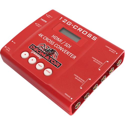 Decimator 12G-CROSS 4K HDMI & SDI Cross Converter – Videocraft