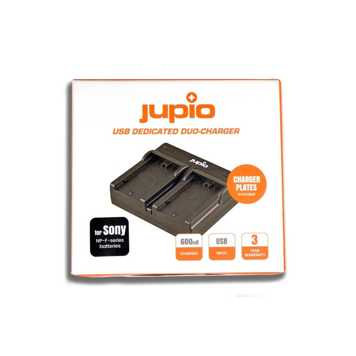 Jupio Dedicated Duo USB Charger for Sony L Series Batteries – Videocraft