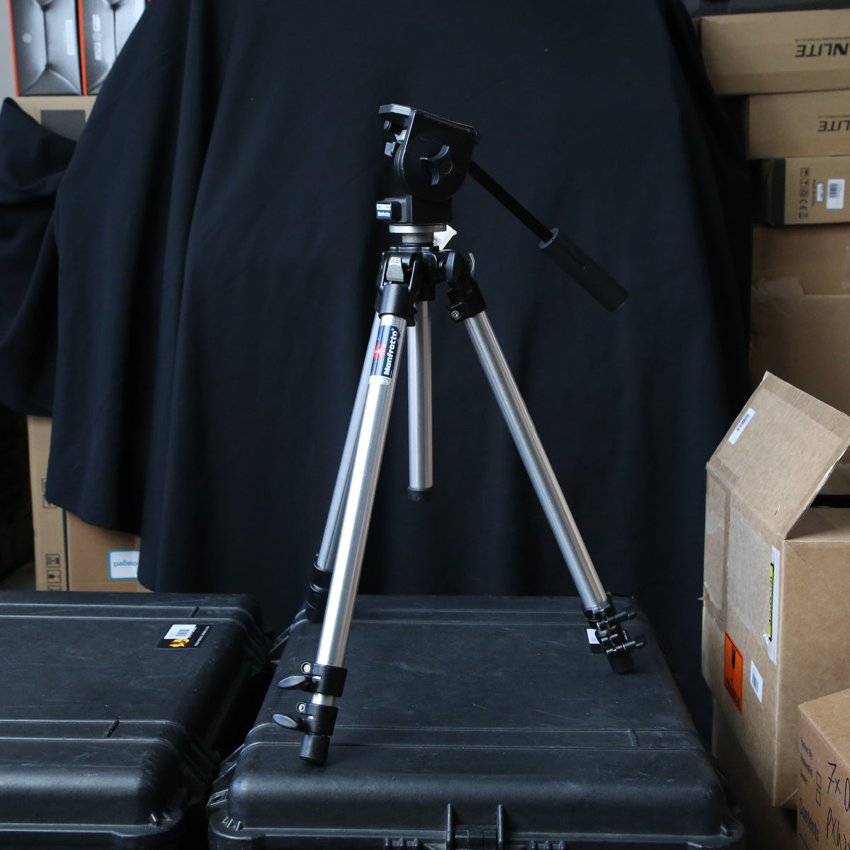 Manfrotto 190 w 128IP head – Videocraft