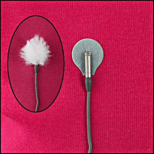Rycote Overcovers - Lavalier Microphone Wind Cover and Adhesive Mount ...